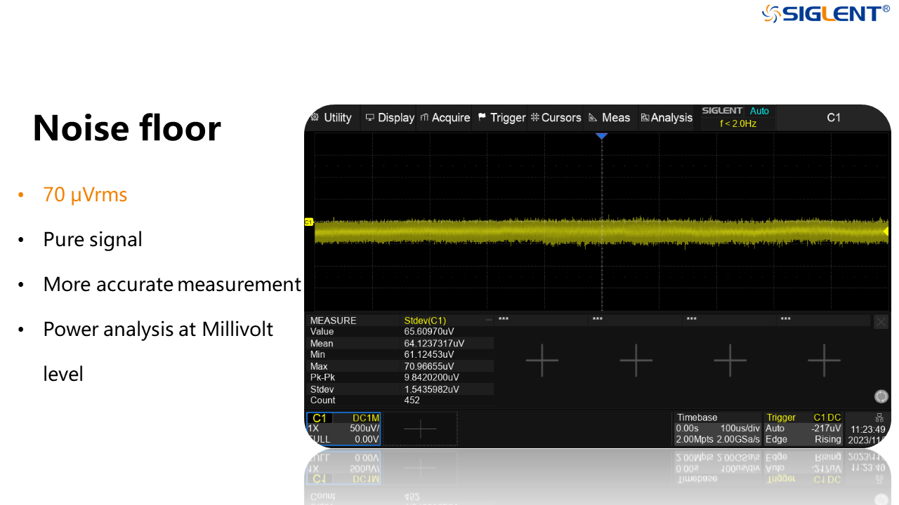 Siglent SDS804X HD 4CH 70MHz 12bit Touch Screen Oscilloscope