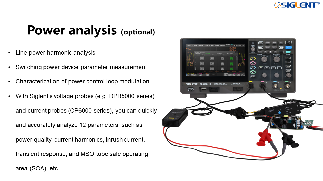 Siglent SDS804X HD 4CH 70MHz 12bit Touch Screen Oscilloscope