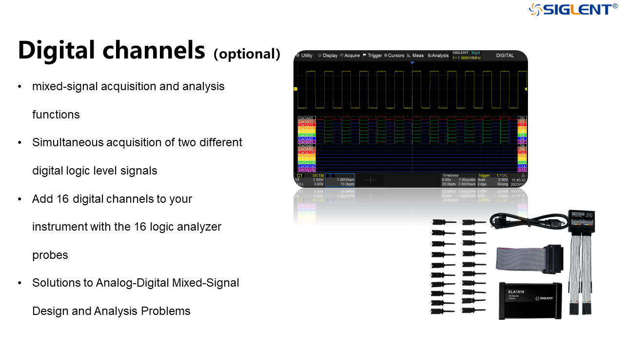 Siglent SDS804X HD 4CH 70MHz 12bit Touch Screen Oscilloscope