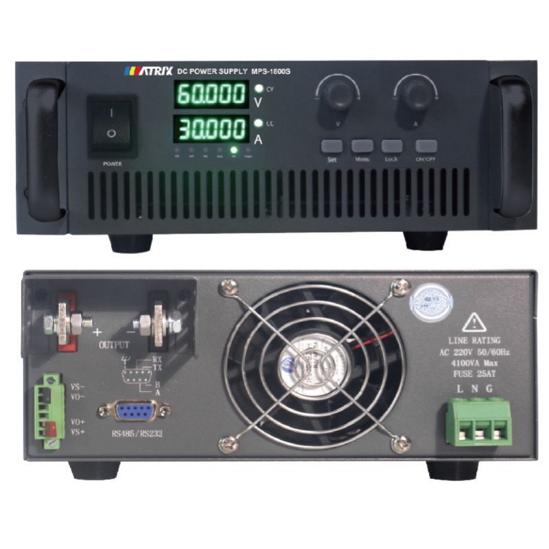 Matrix MPS-3600S Programmable 150V/24A DC Power Supply 1mV/1mA ...