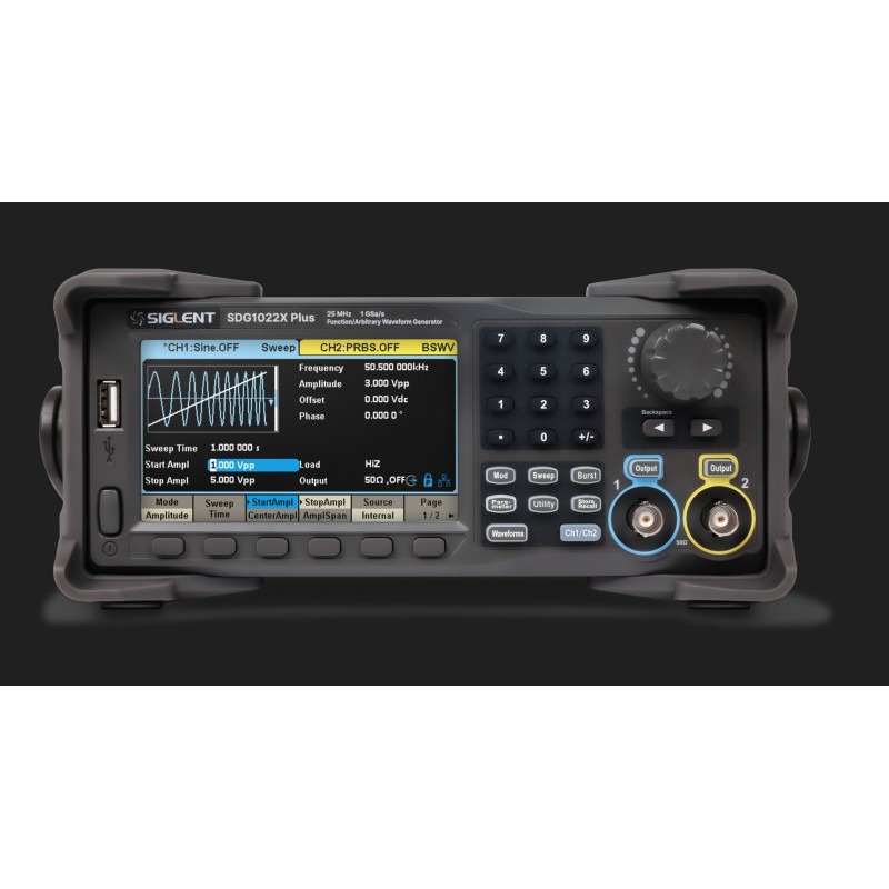 SIGLENT SDG1022X Plus 25 MHz Function/Arbitrary Waveform Generator